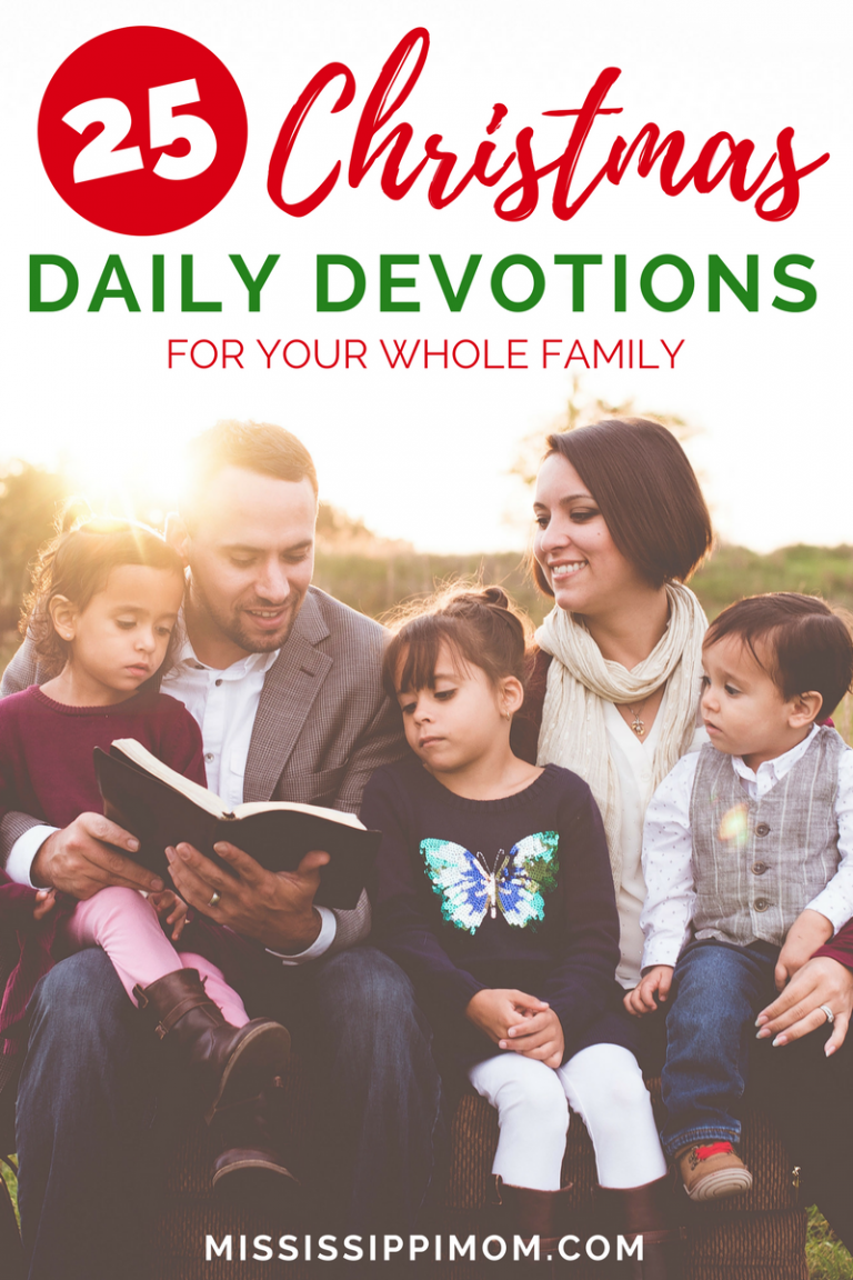 25 Daily Christmas Devotions for the Month of December - MississippiMom.com